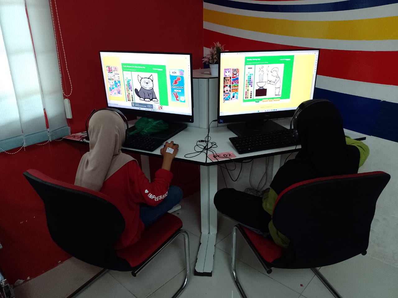 COLORING ONLINE CLASS – NADI Felda Sungai Tiang