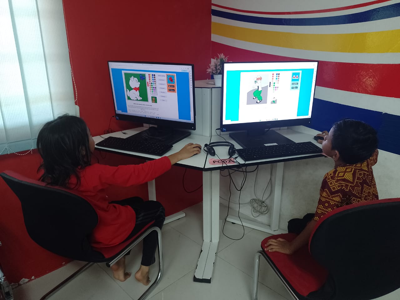 E-PEMBELAJARAN (COLORING ONLINE ACTIVITIES) – NADI Felda Sungai Tiang